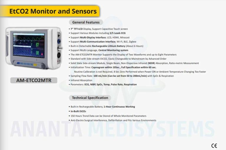 EtCO2 Monitor And Sensor – Fusion Medi-Tech Inc.